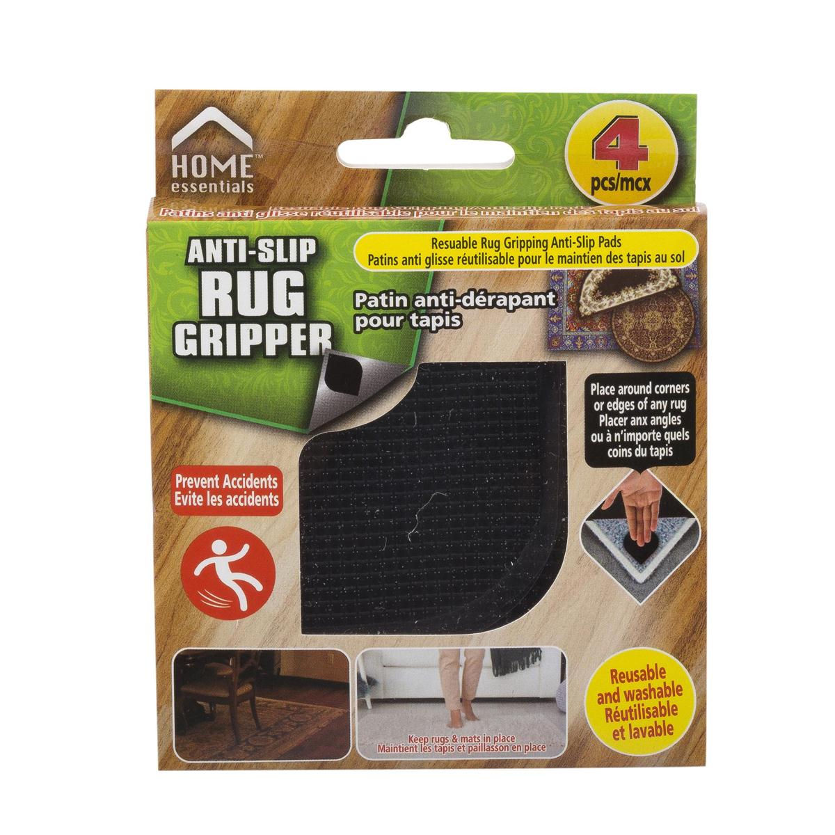 H.E., 4-PC Rug Grippers, 6/clip strip, CBX