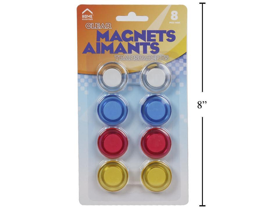 H.E., 8-pc Magnetic Buttons, Dia. 3cm, b/c(HZ)