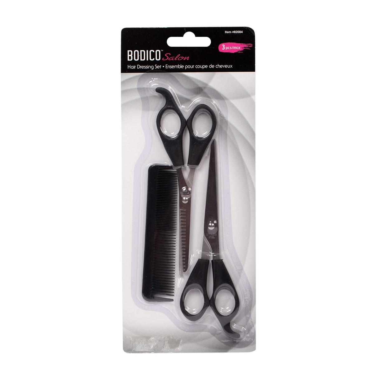 Bodico 3-pc Hair Dressing Set, b/c (HZ)