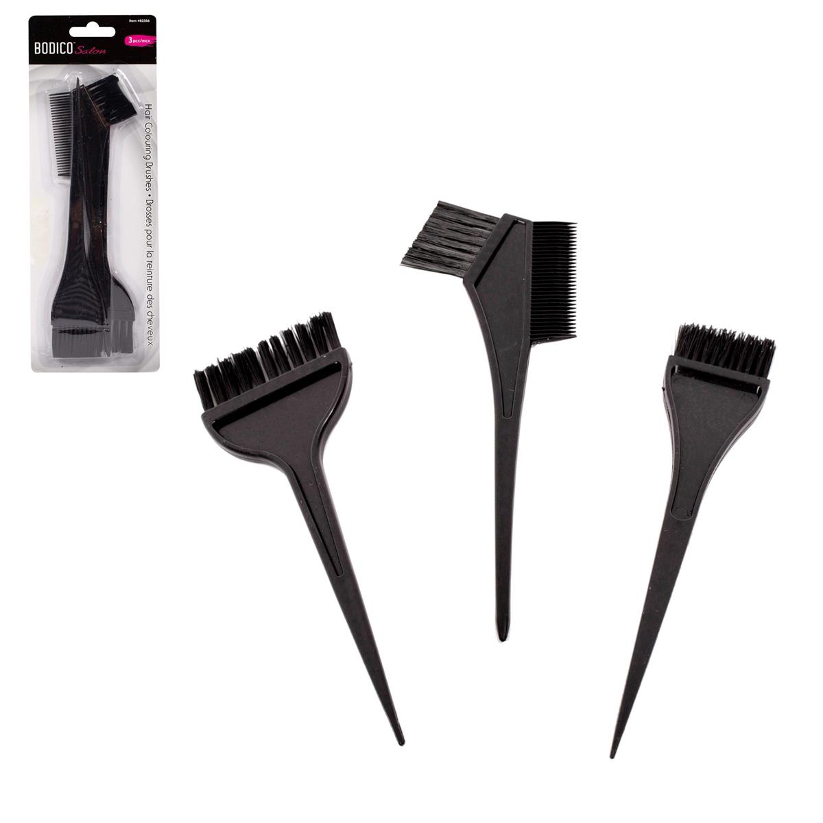Bodico 3-pc Hair Coloring Brushes, b/c(HZ)