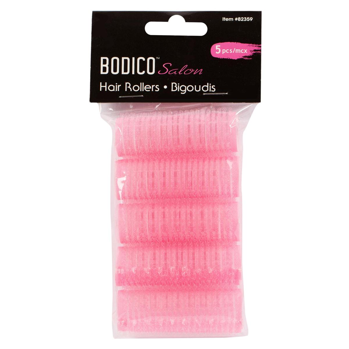 Bodico 5-pc 2cm Dx 6 cm Hair Roller Pink, pbh(HZ)