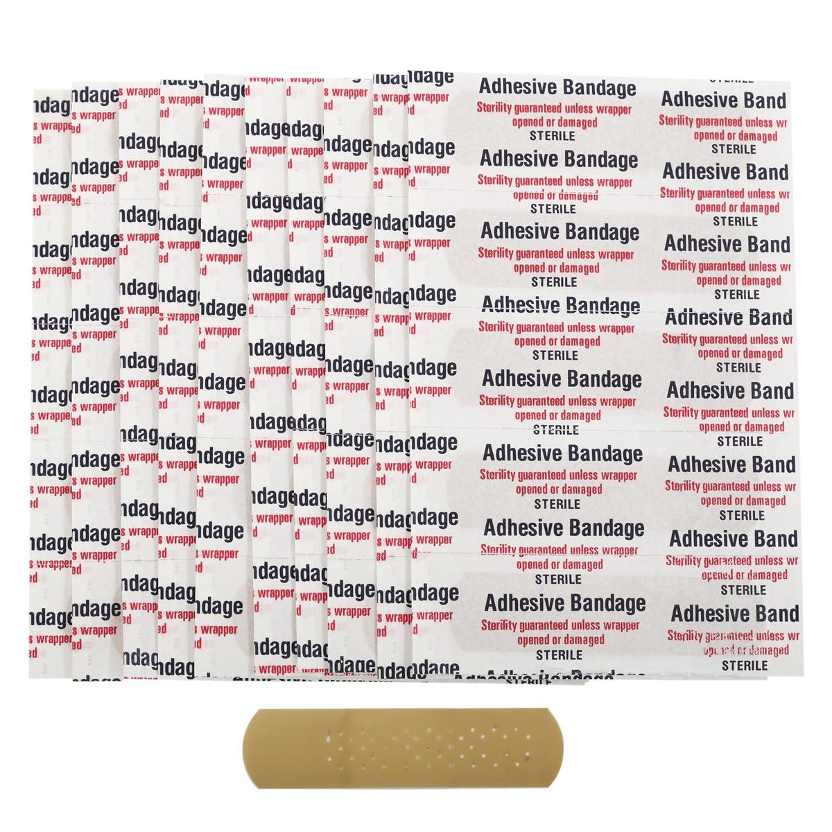 Bodico 50-pc Pvc Bandages, Standard Size (72x19mm), c/box(HZ)