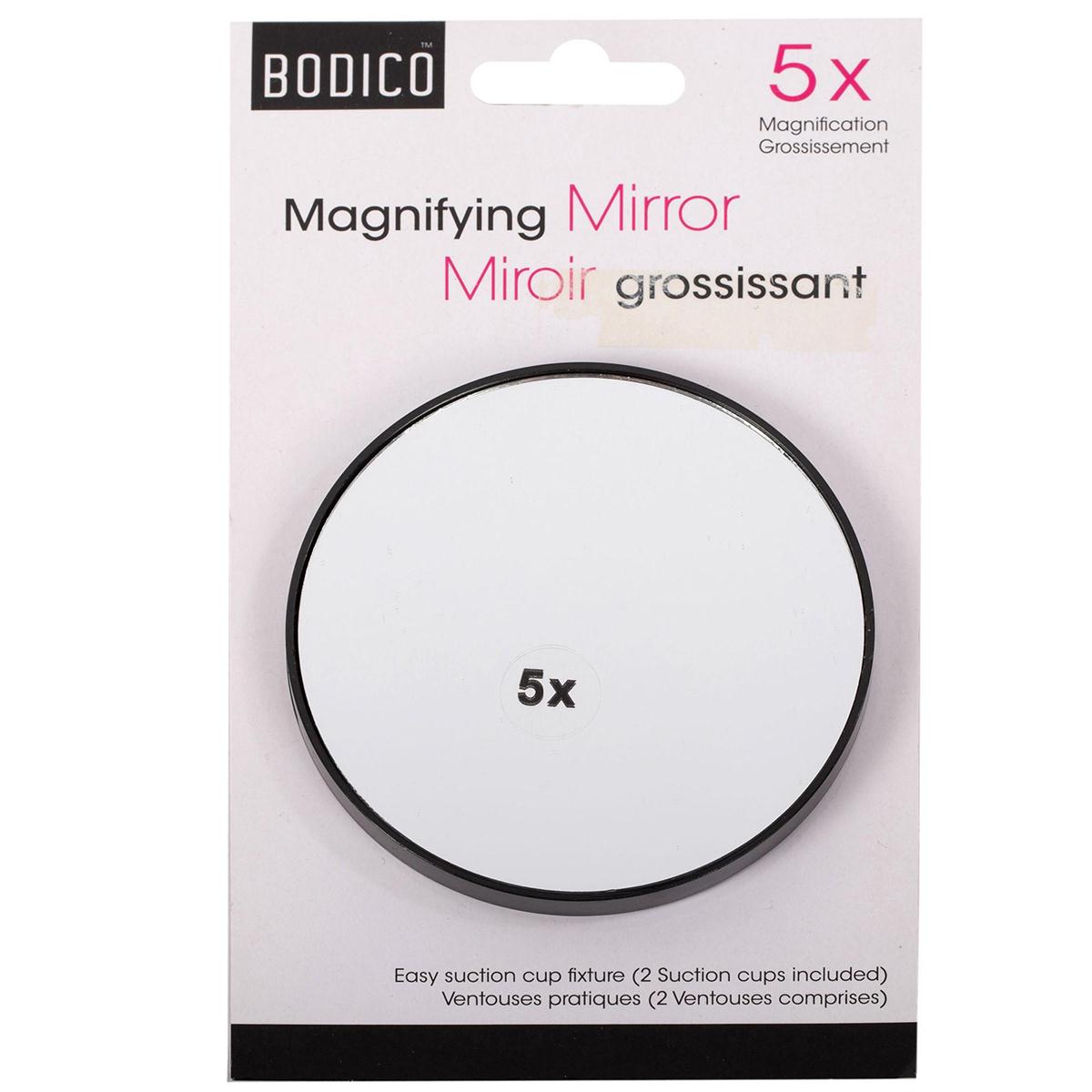 Bodico 5 x Magnifying Mirror w/ Suction Cup, t.o.c(HZ)