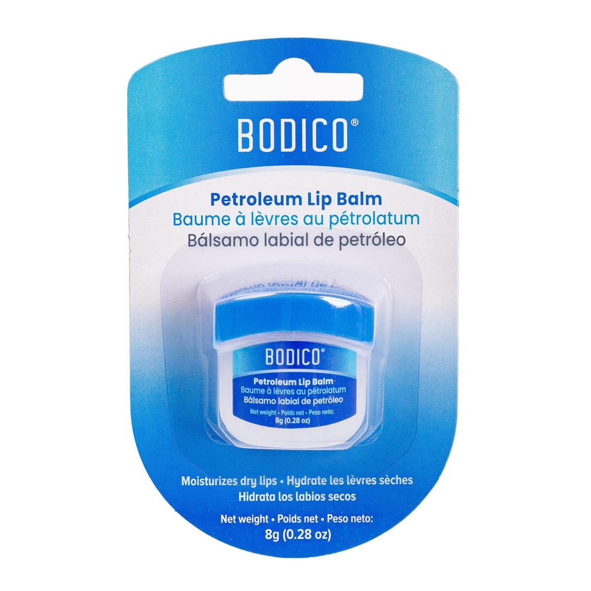 Bodico, 8g Mini Petroleum Lip Balm b/c, 12/pdq