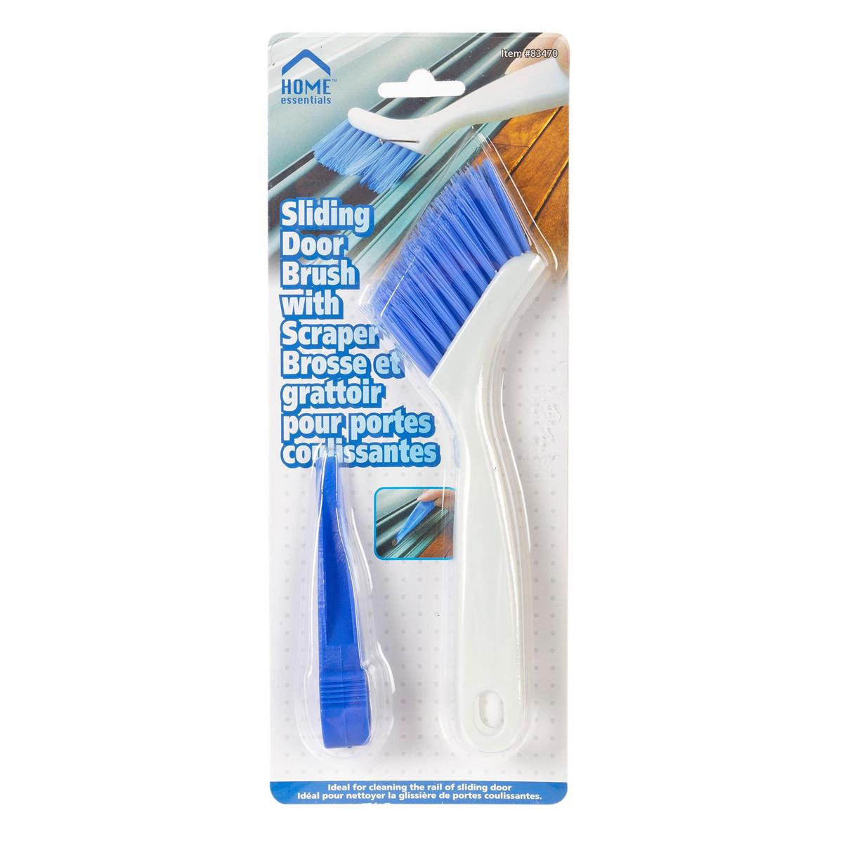 H.E. Sliding Door Brush w/ Scraper, slide b/c