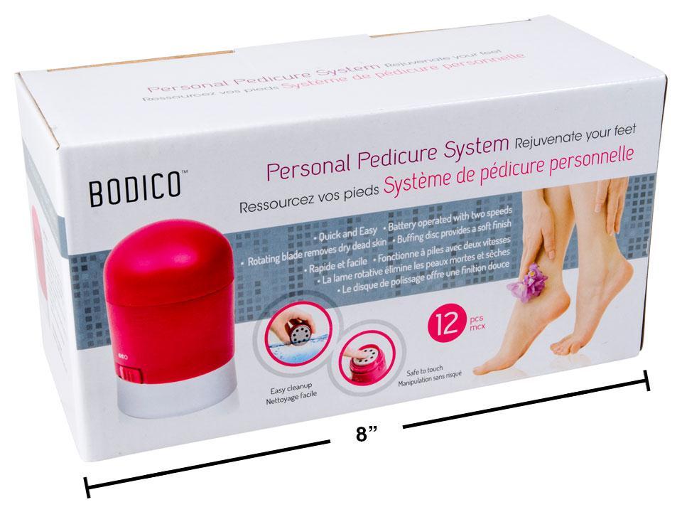 Bodico 12-pc B/O Pedicure Set, col. box