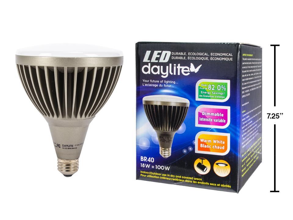 Daylite, BR40 LED Light Warm Dimmable
