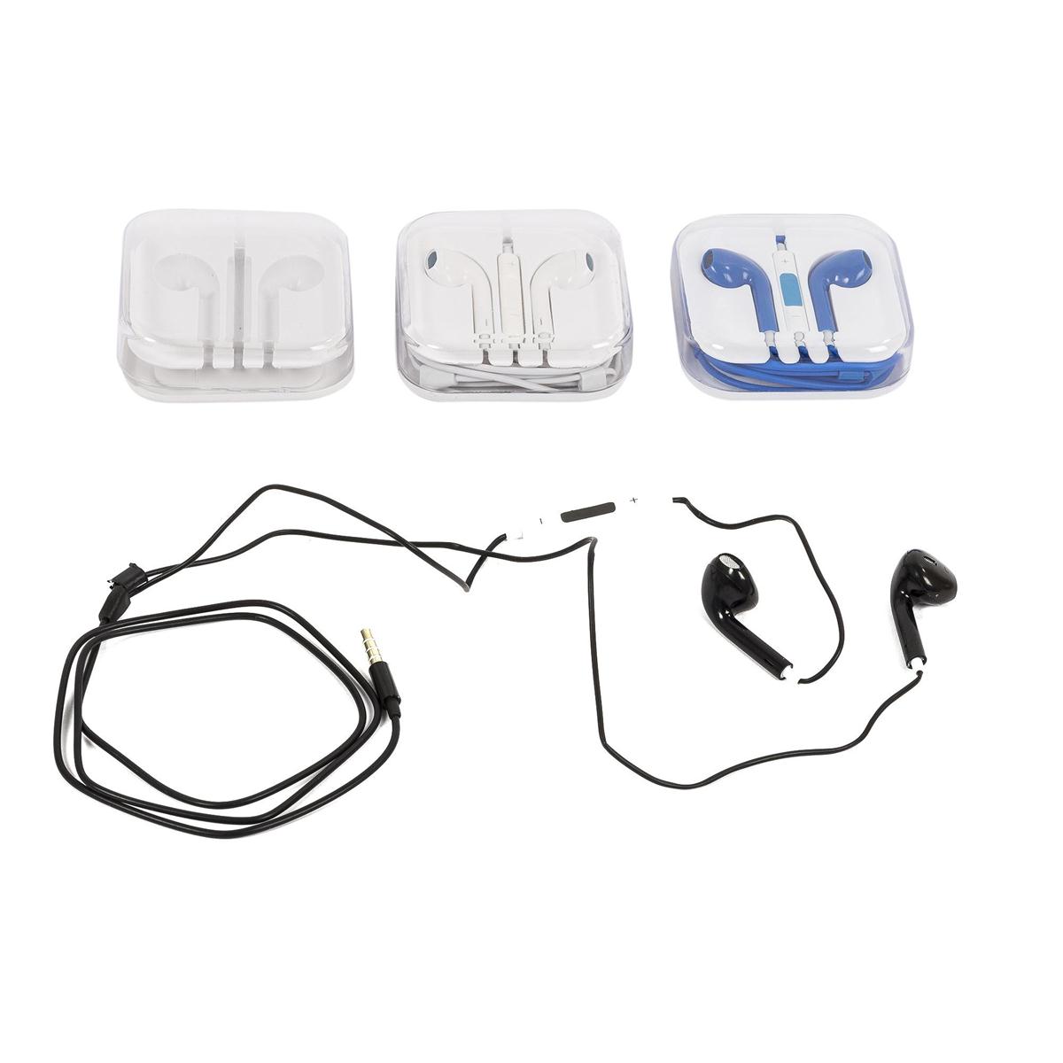 iFocus, 3.5mm Earbuds, 3 col, pvc hanging box w/ sticker (DCS)