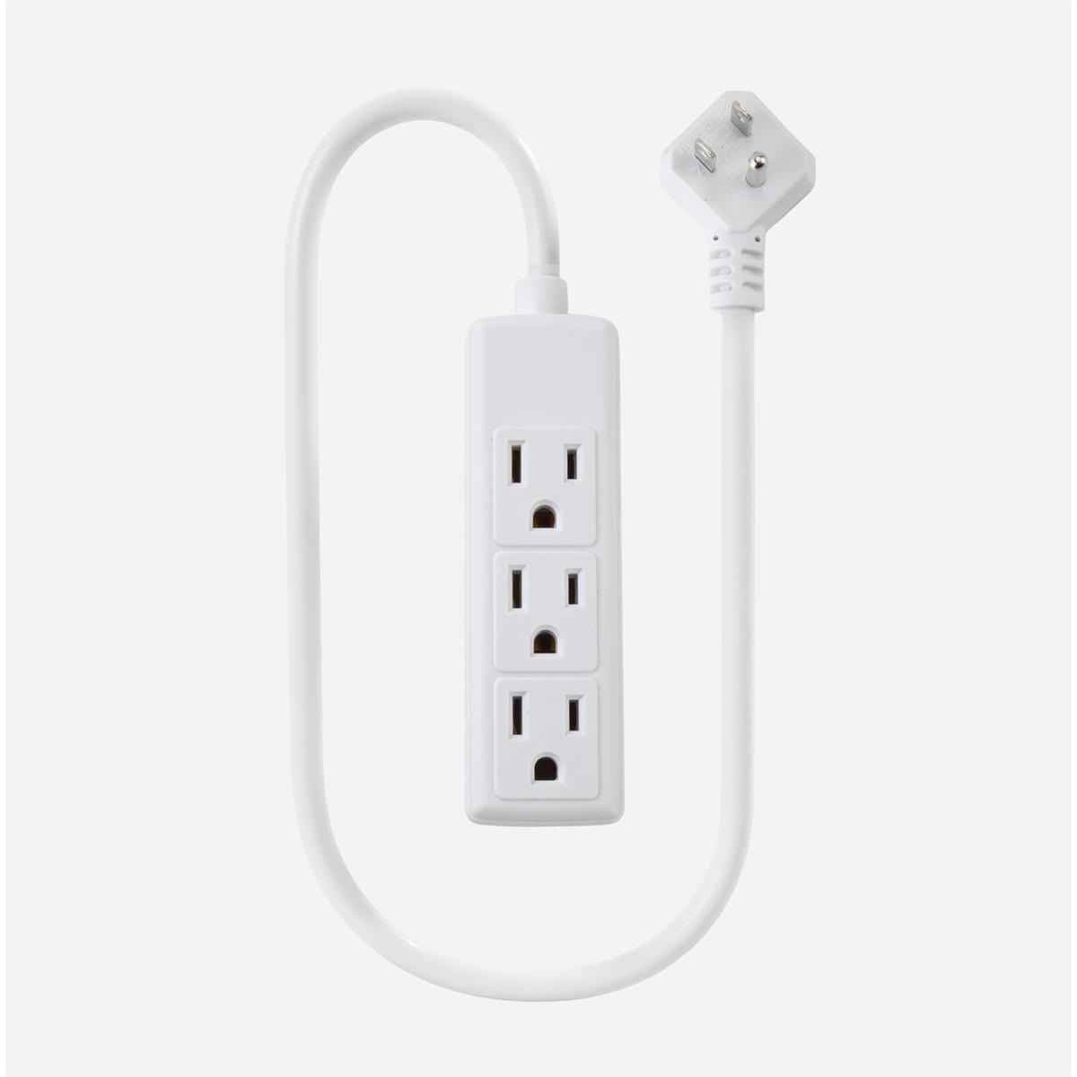 Focus Elec.0.5M 3-Outlet Power Strip, C UL US, cbx