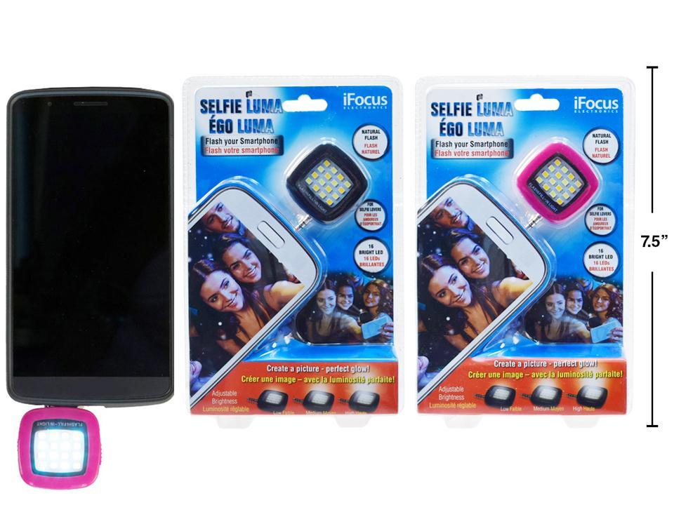 iFocus, 16-LED Selfie Luma, 3 modes , 2 colours, clamshell