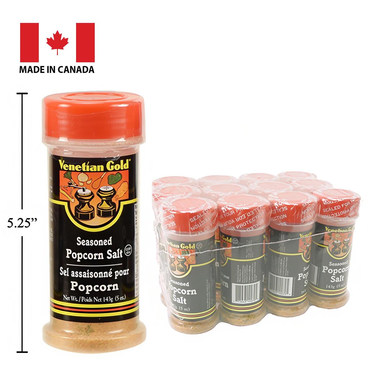 V. Gold, Popcorn Salt Seasoned 143g