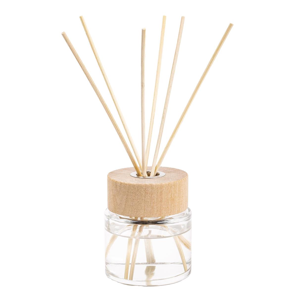 100ml Reed Diffuser w/Wood Top, 6asst., boxed