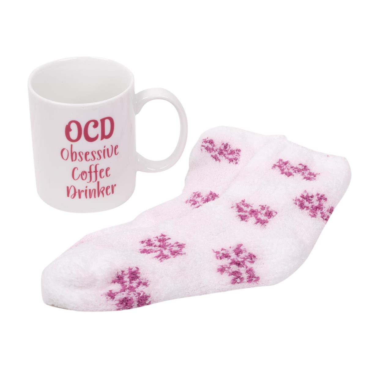 12oz. Message Mug Socks Set, 2/s, colour box