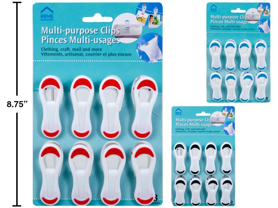 H.E., 8 pc multi-purpose grips, 3/C sleeve card(CS)