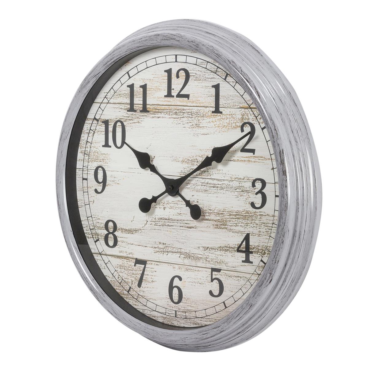 KG Mallory 20" Wall Clock Grey 20in WALL CLOCK (AZ)