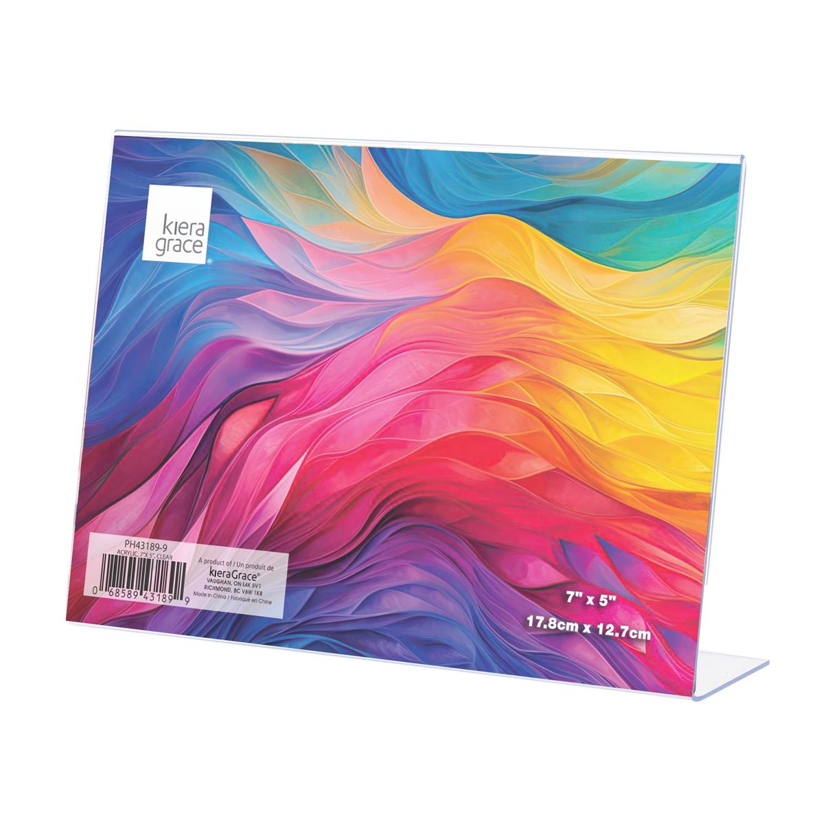 KG Acrylic L Shape Photo Frame 7X5" ( LD S6 )