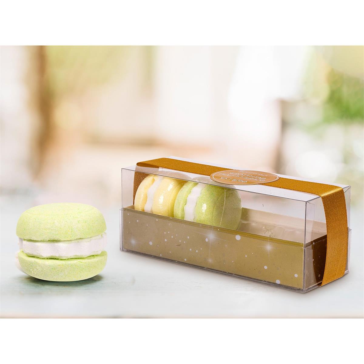 PP 4pc Maccaron Fizzer Set/ 2ver 50g Yellow/Green & yellow/Pink