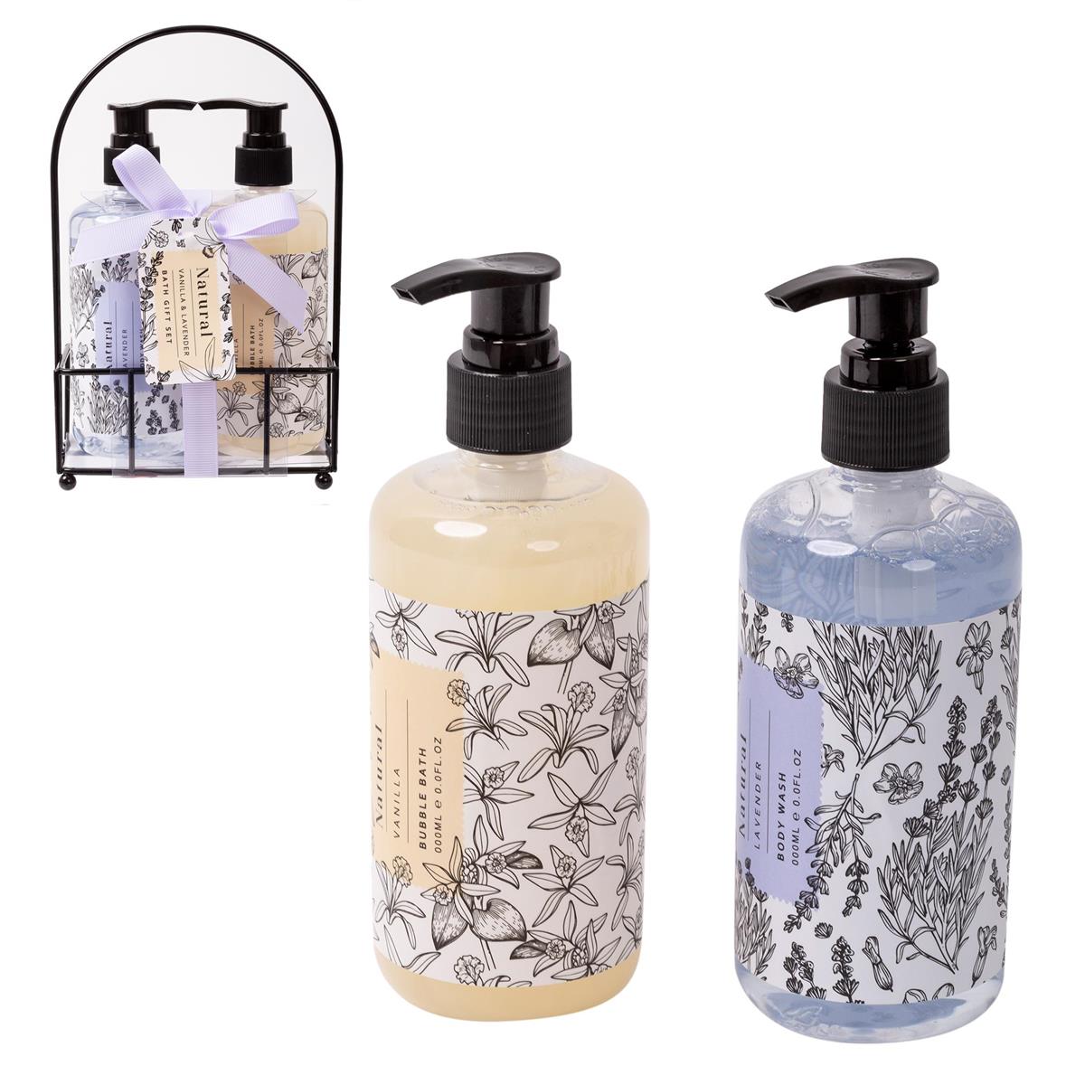 PP 290mL Metal Bathing Caddy 290mL Shower Gel & Bubble Bath