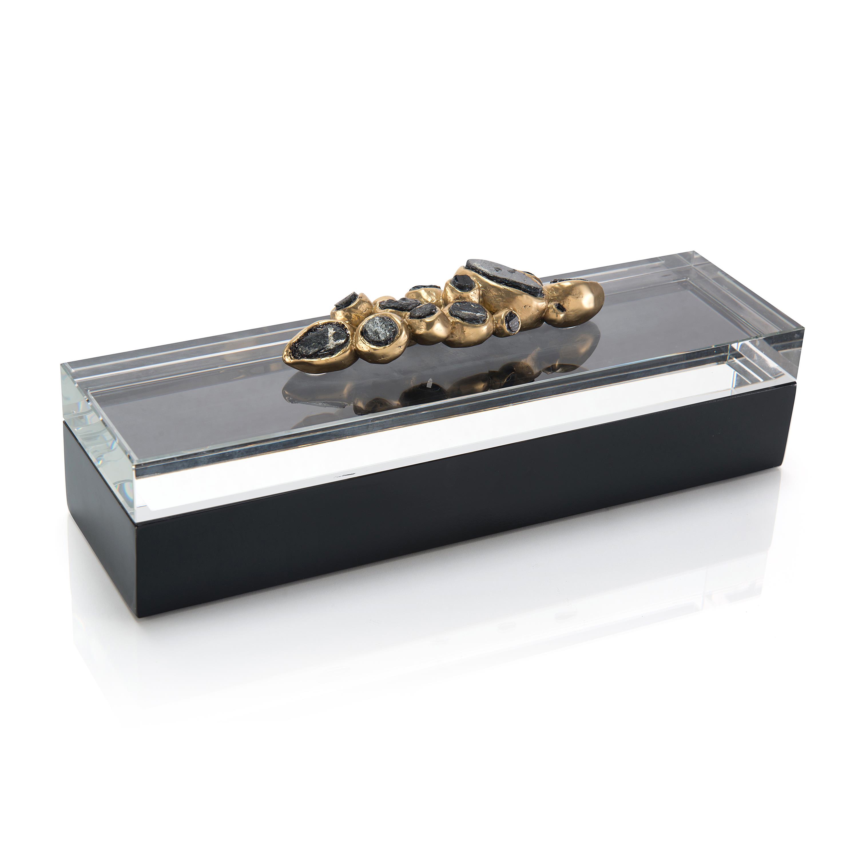 04-6H X 18W X 5.25D ENCASED AGATE BOX II