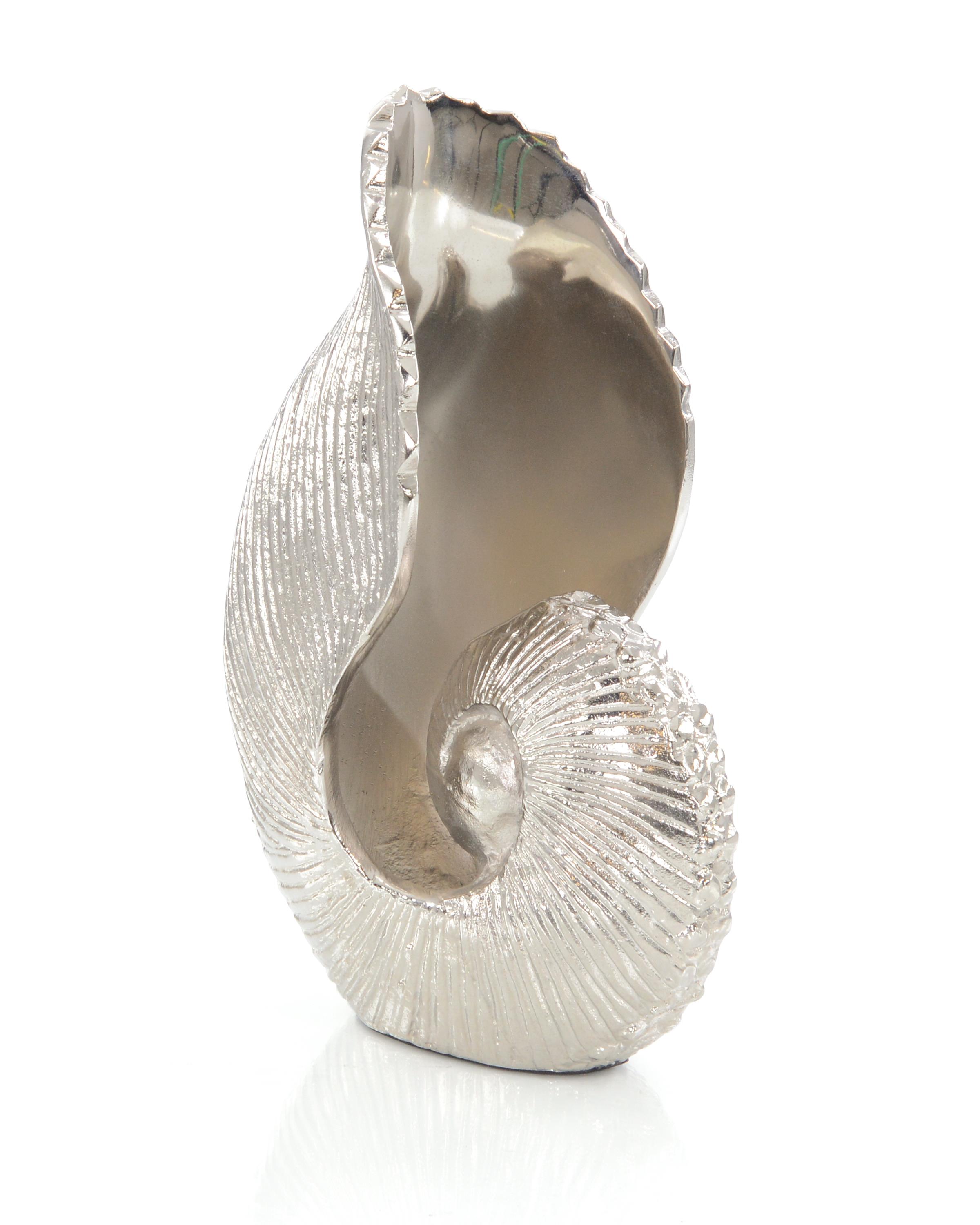 01-12"H X 7.75"W X 5"D NAUTILUS SEASHELL