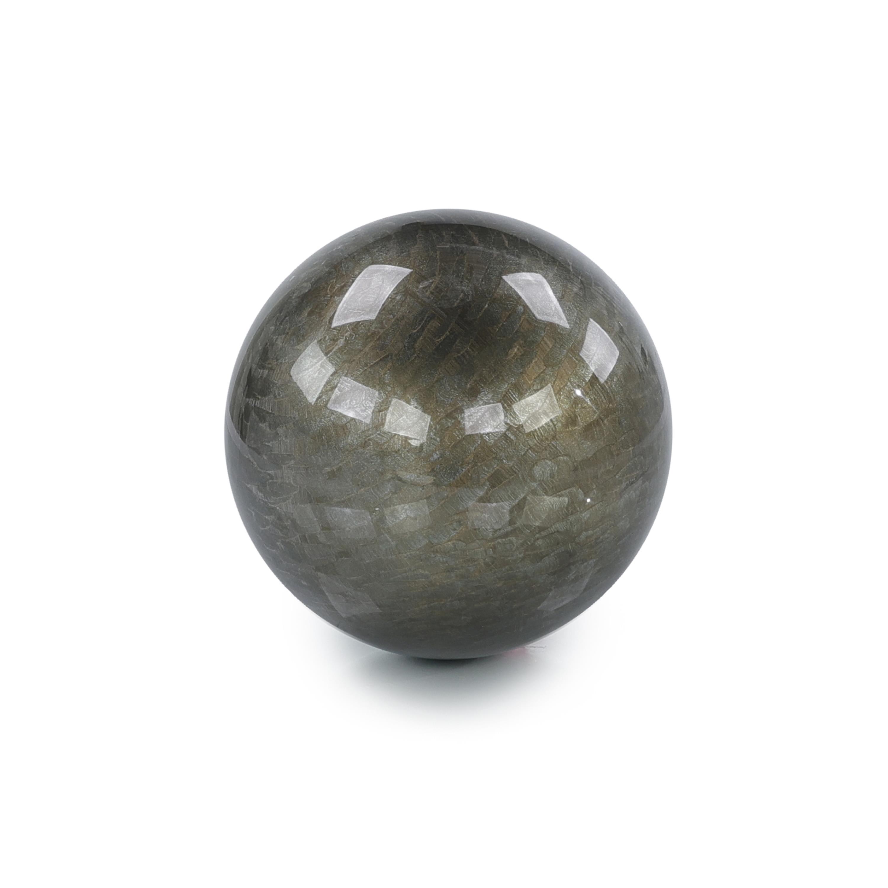 6Hx6Wx6D MEDIUM SILVER GREY BALL