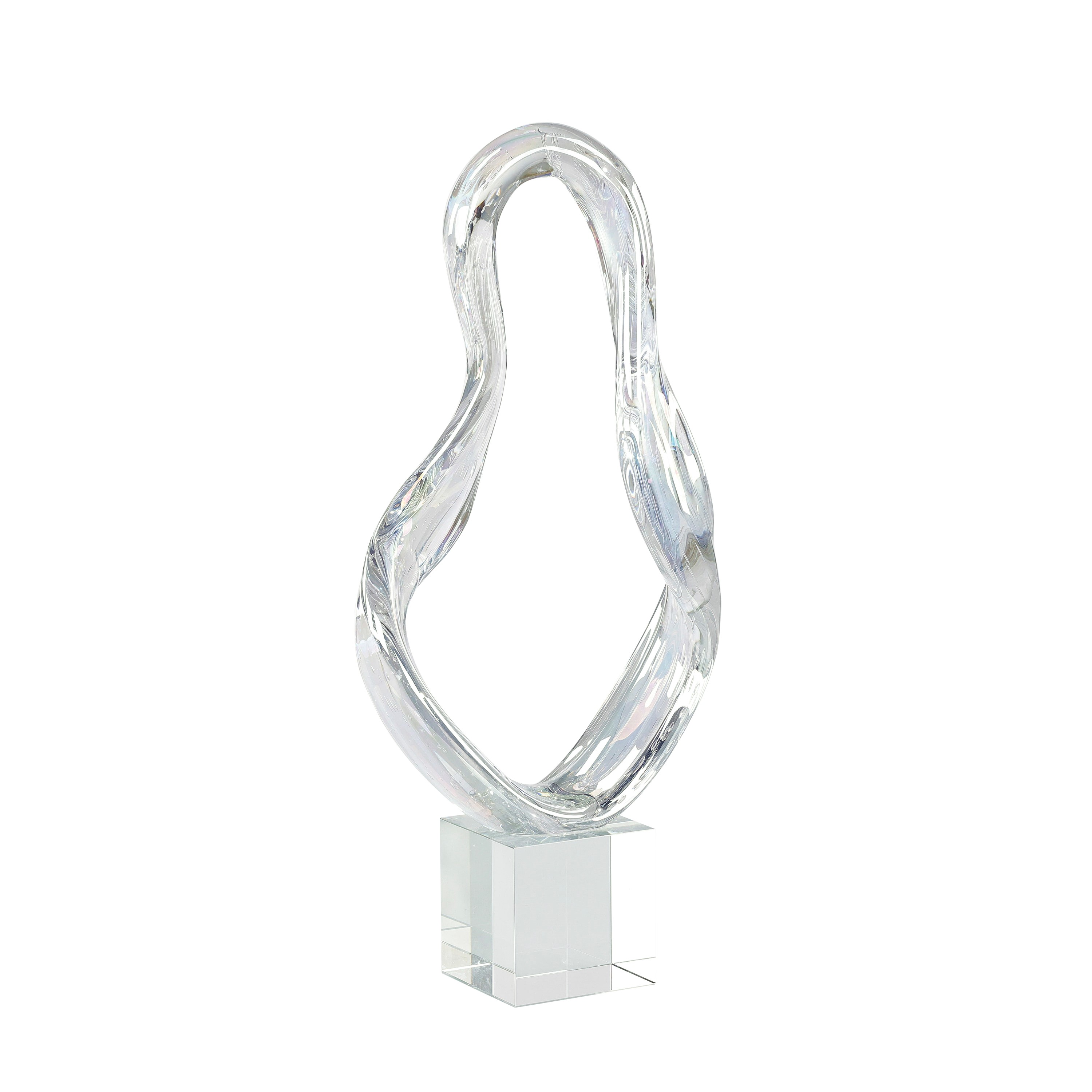 21Hx9Wx5D PRISMATIC LOOP SCULPTURE LG