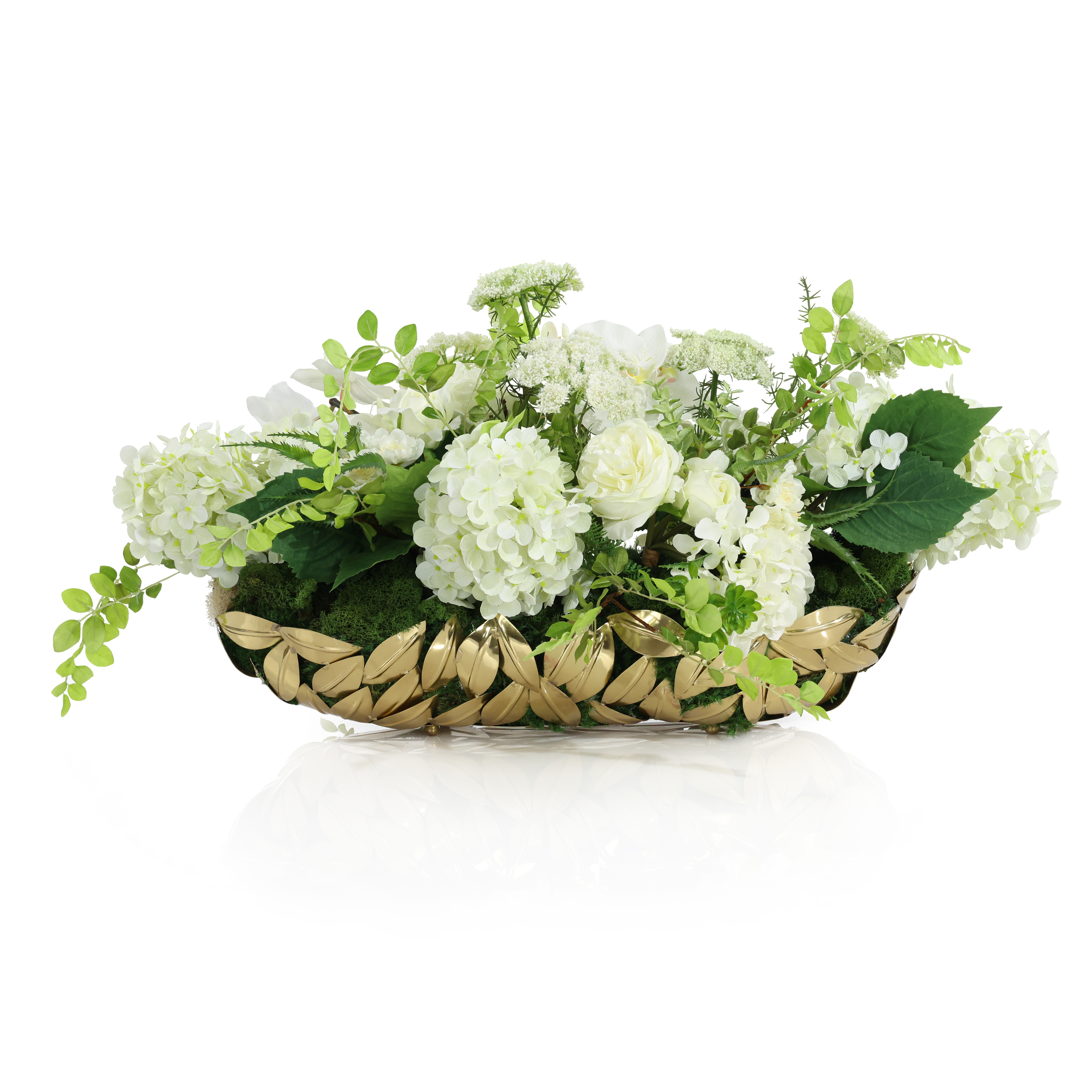 04-HD-15"H X 32"W X 18"D GOLDEN LEAVES