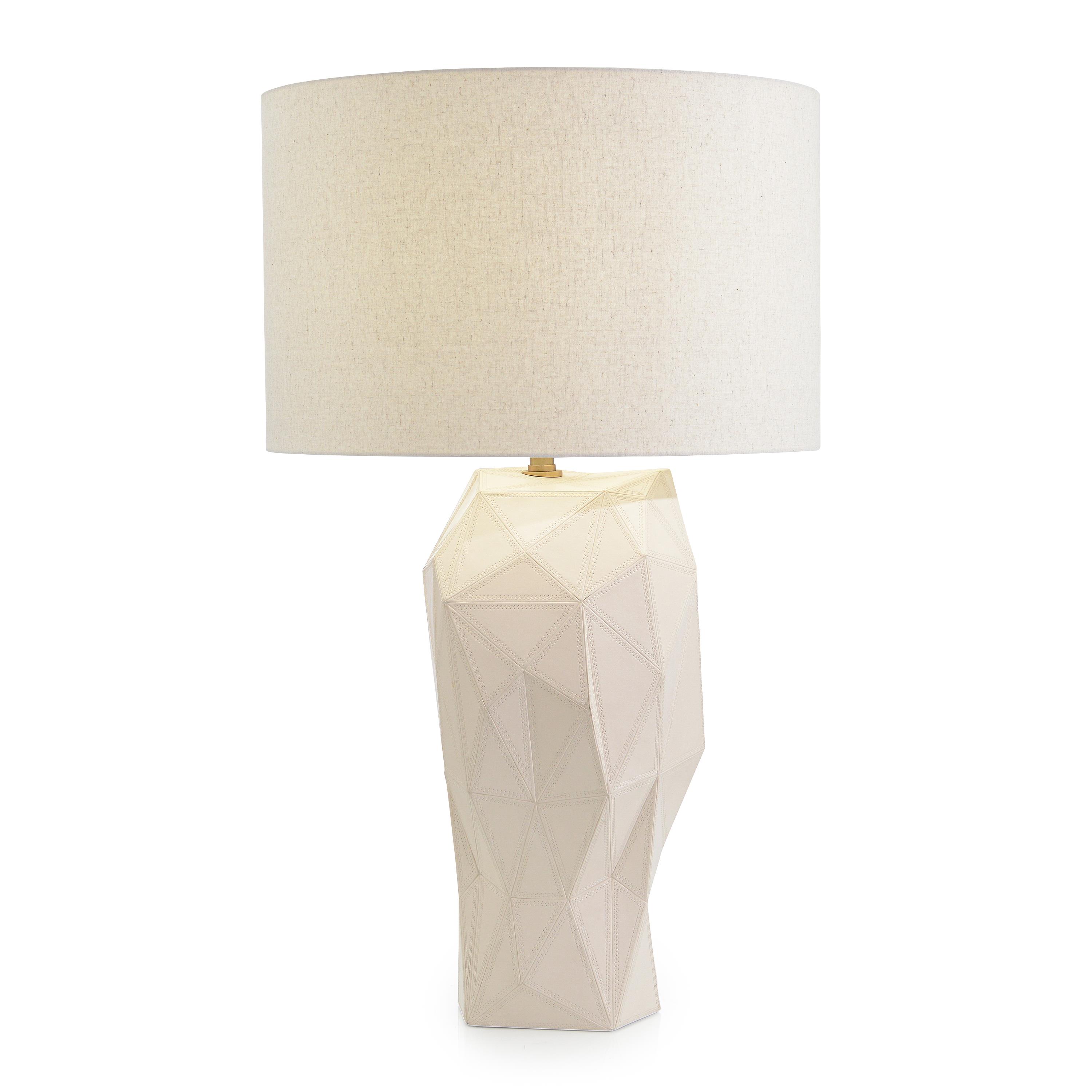 04-38"H POLYGON TABLE LAMP, LARGE