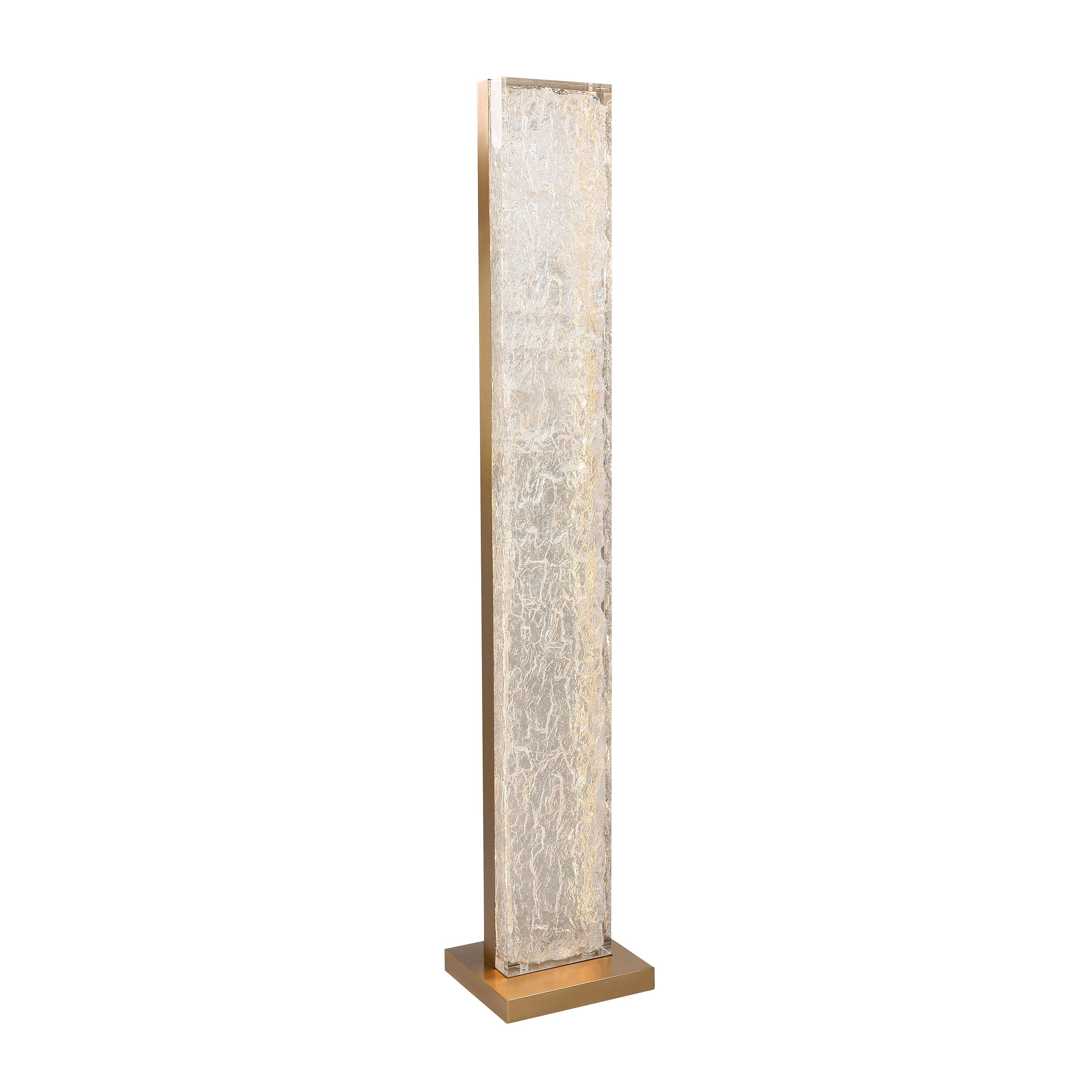 74H BOREAL FLOOR LAMP, BRASS