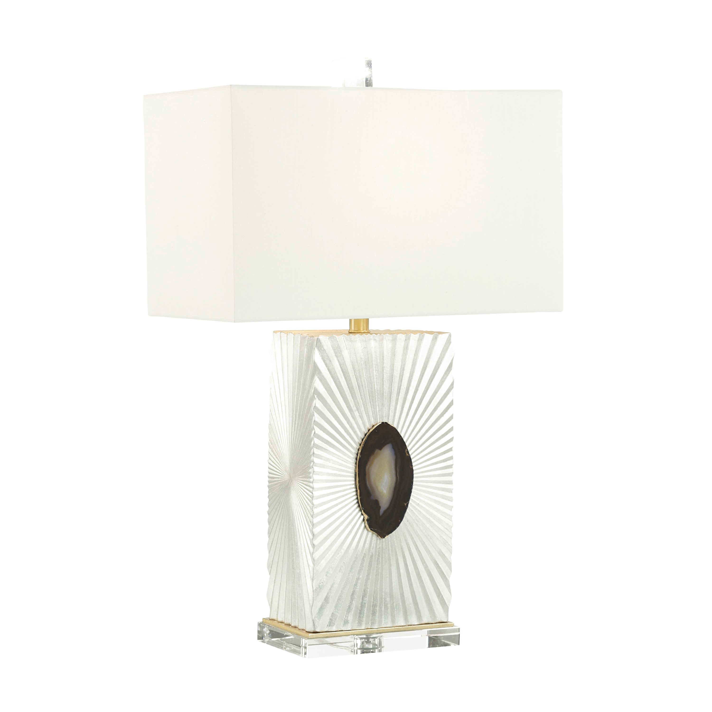03-29.5"H RAYNA TABLE LAMP, WHITE