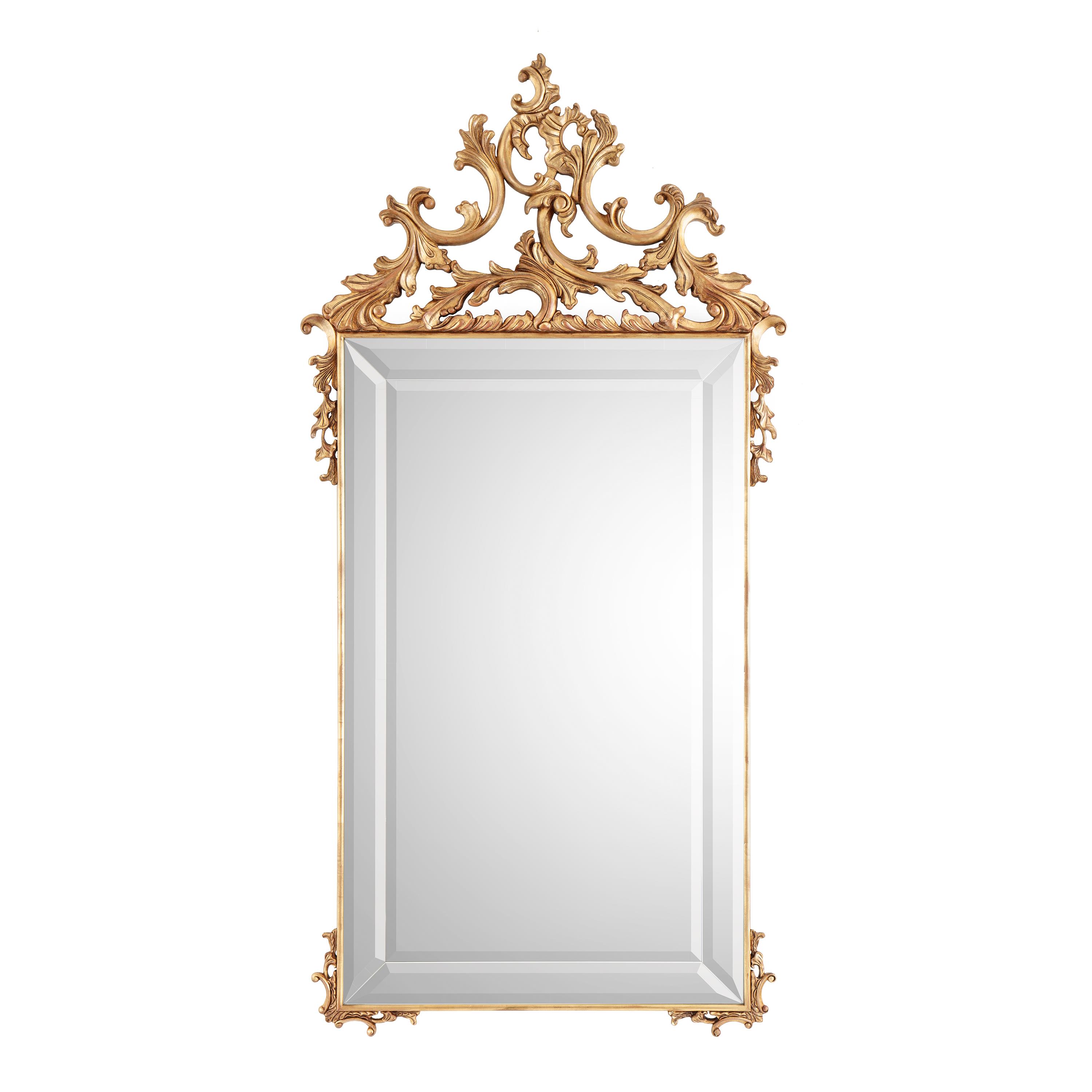 04-72Wx4Hx36D ROCOCO MIRROR GOLD