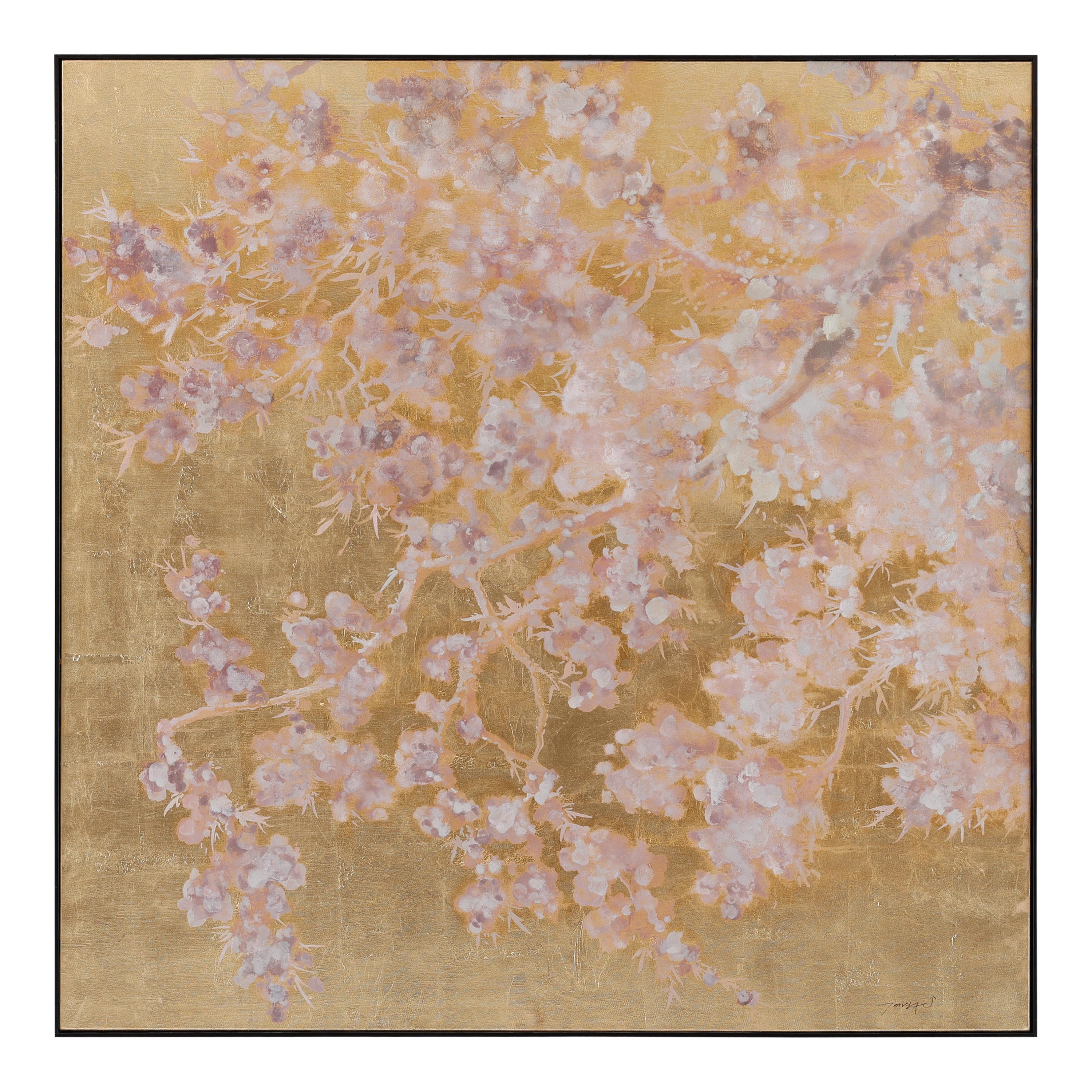 48.25Wx48.25Hx2.25D T FEI'S GILDED CANOP