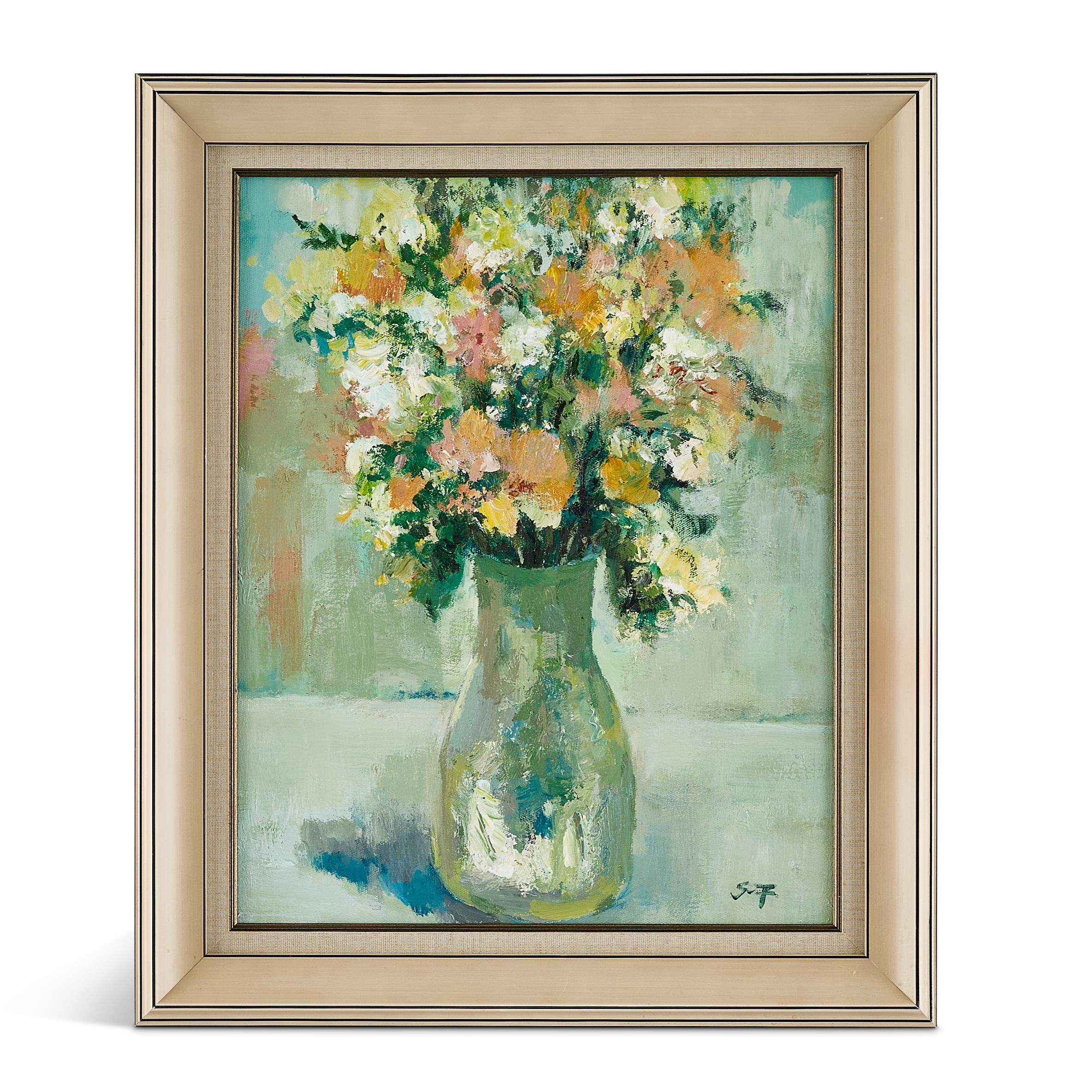 21Wx25Hx2D SHI FEI'S TRANQUIL STILL LIFE