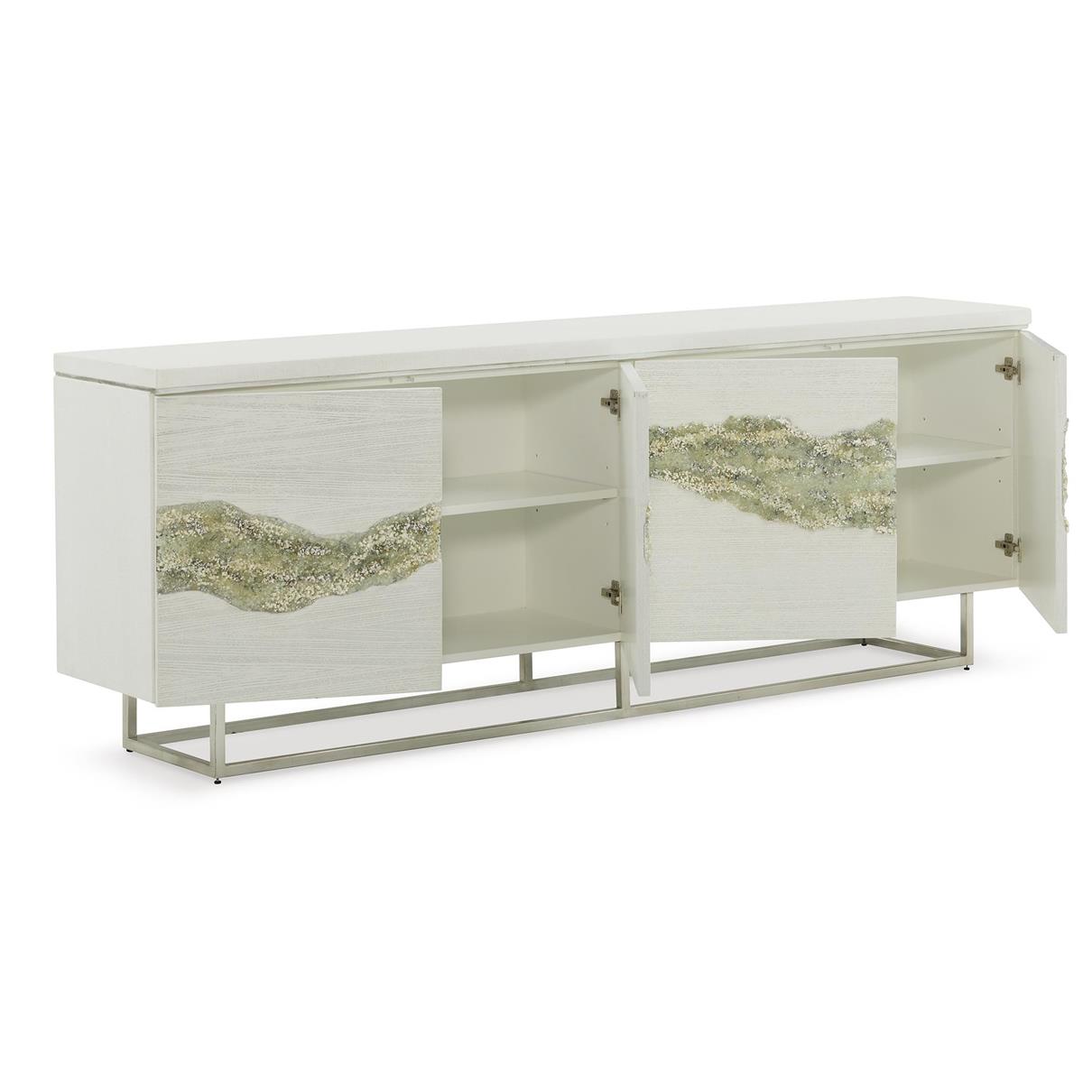 04-34.5"H X 94.75"H X 18.25"D SILVER VAL