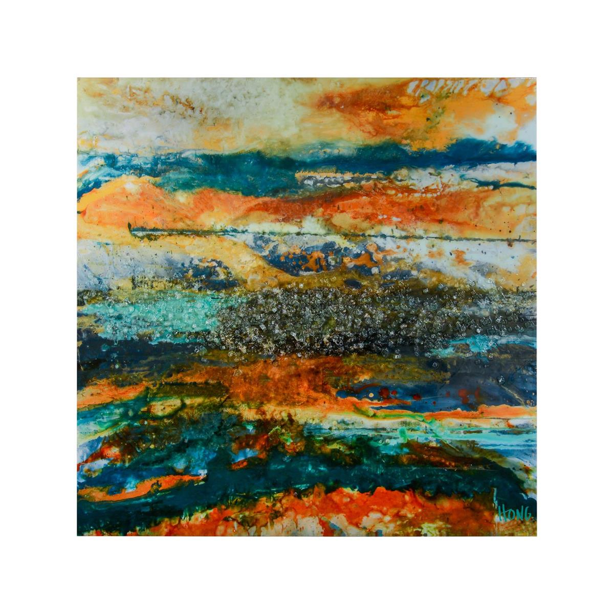 04-56"W X 56"H X 2"D MARY HONG'S LUSTER