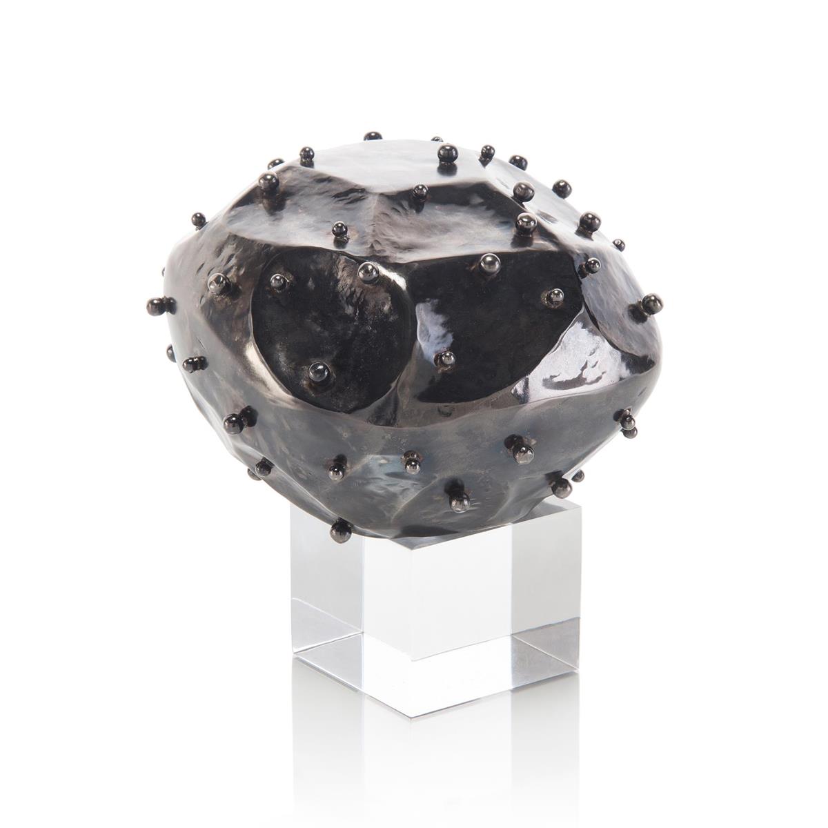 04-12X9X9 ORGANIC ROCKS IN TARNISHED