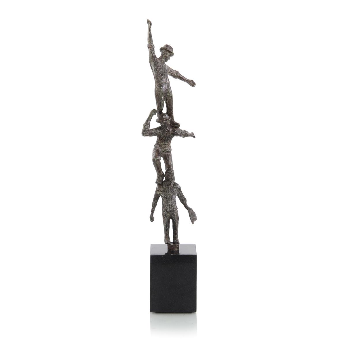 04-25X5.5X5.5 DANCING MEN SCULPTURE II