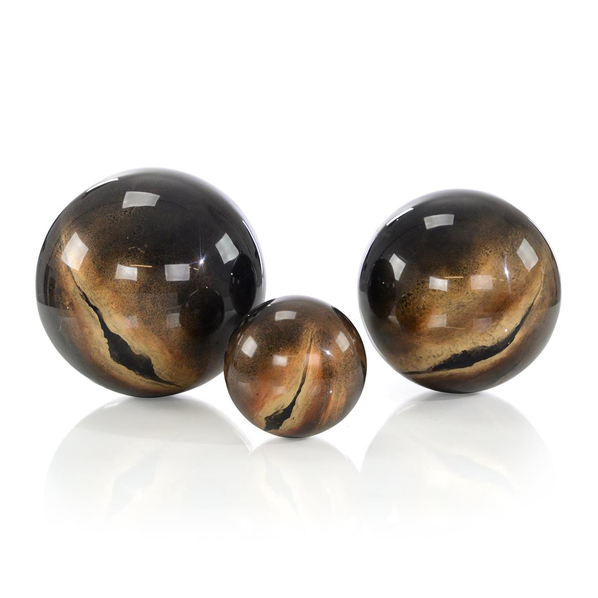 HD-A SET OF THREE DECORATIVE LACERO BALL