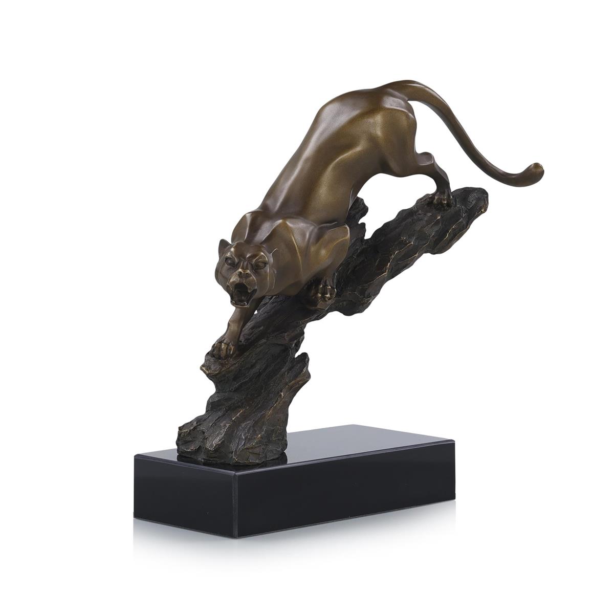 03-17Hx15Wx7.5D PERCHED PREDATOR SCULPT