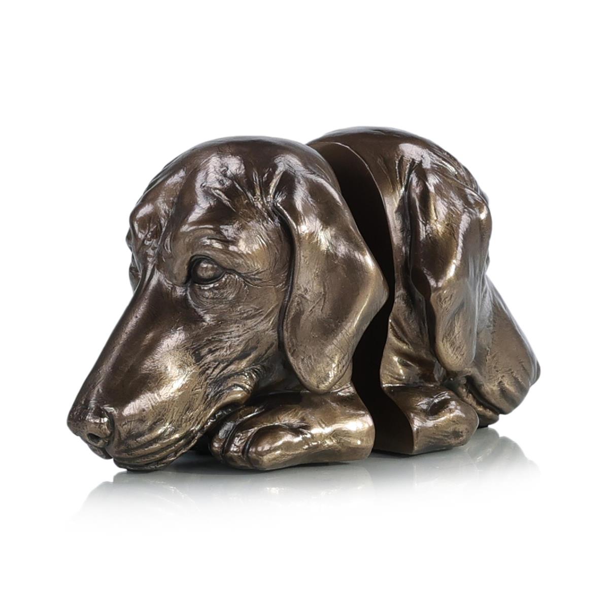 HS-DACHSHUND BOOKENEDS SET OF 2