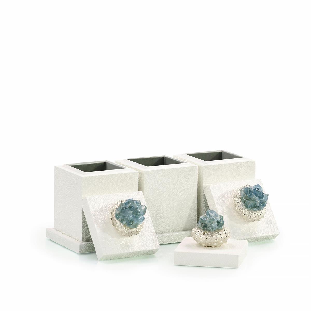 9Hx16Wx5.5D CRYSTALLINE TRIO BOXES