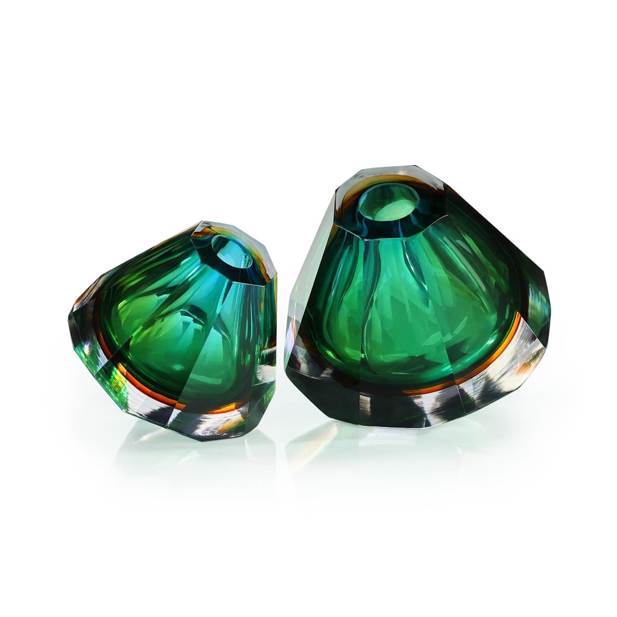 HS-6Hx6.5Wx6.5D VERDANT PRISM SCULPTURE