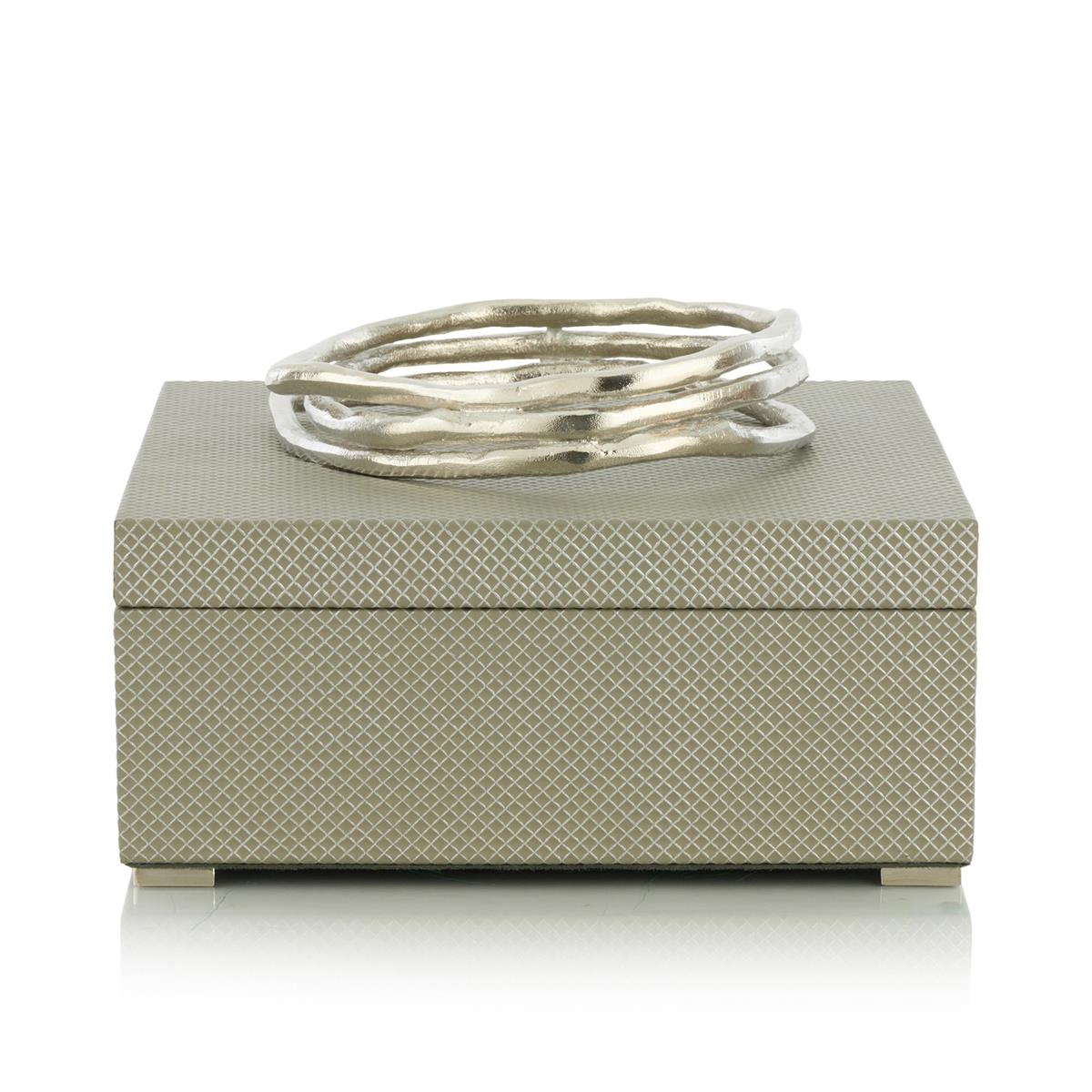 4Hx10Wx10D SILVER COIL BOX