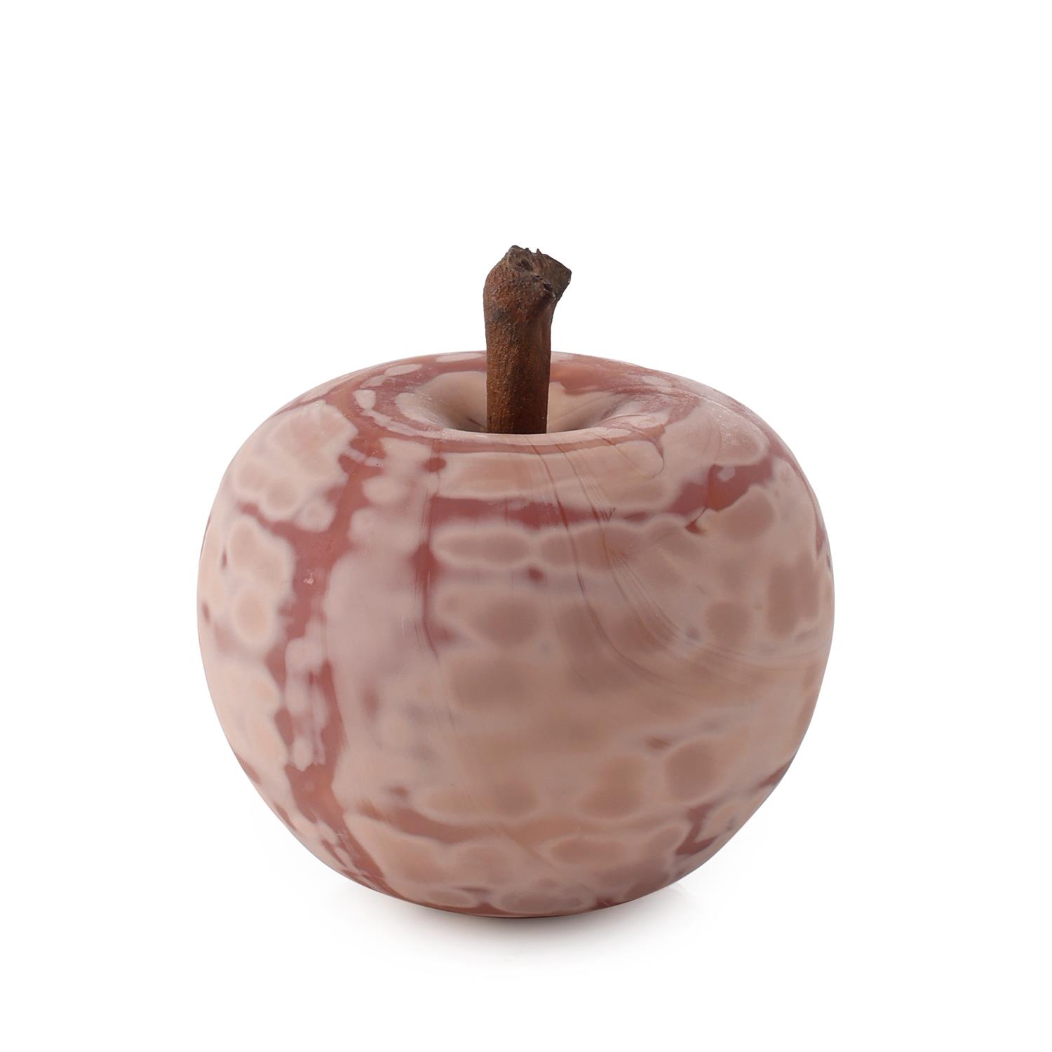 5Hx5Wx5D GLASS APPLE ACULPT SM
