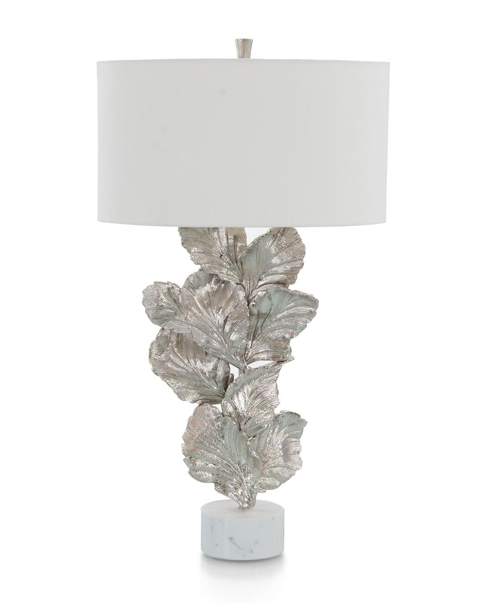 04-36"H LEAF SCULPTURE TABLE LAMP