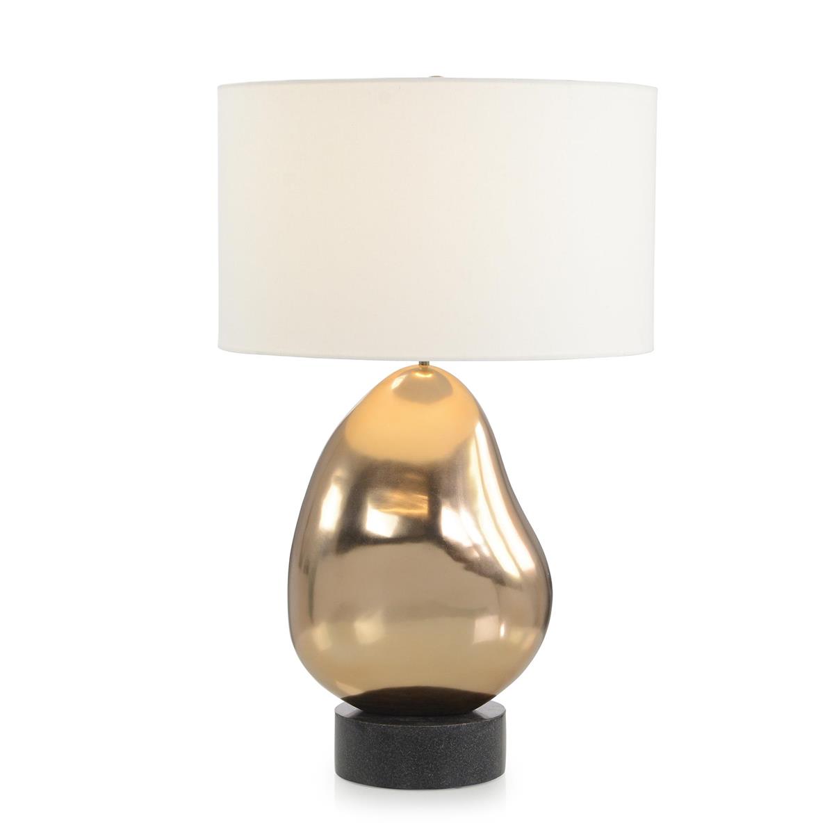 04-HD-33"H ANTIQUE BRASS ORB TABLE LAMP