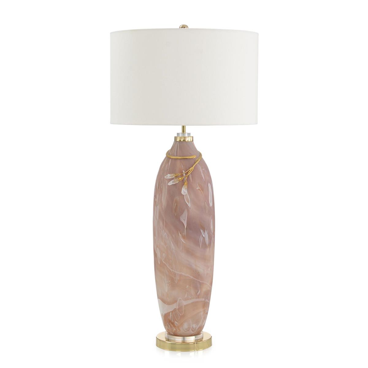 04-34.5"H BOUND BLUSH TABLE LAMP