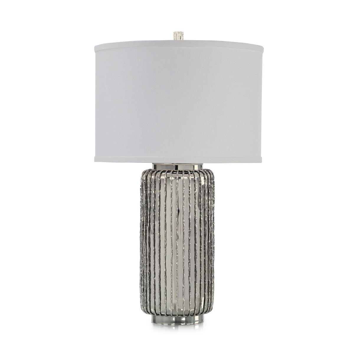 01-HS-28H CRISTA TABLE LAMP NICKEL