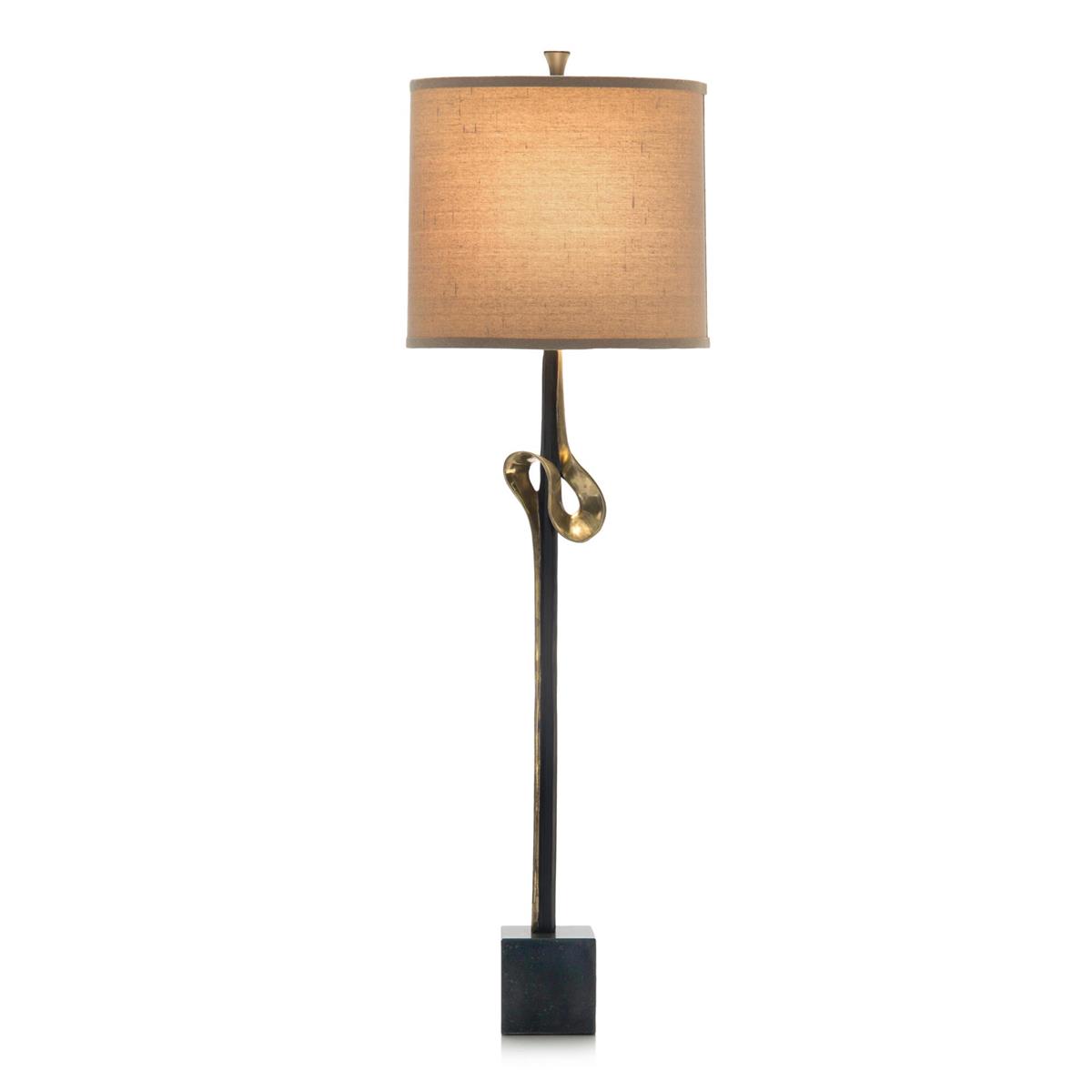 04-49" BRASS PLATED CONSOLE LAMP