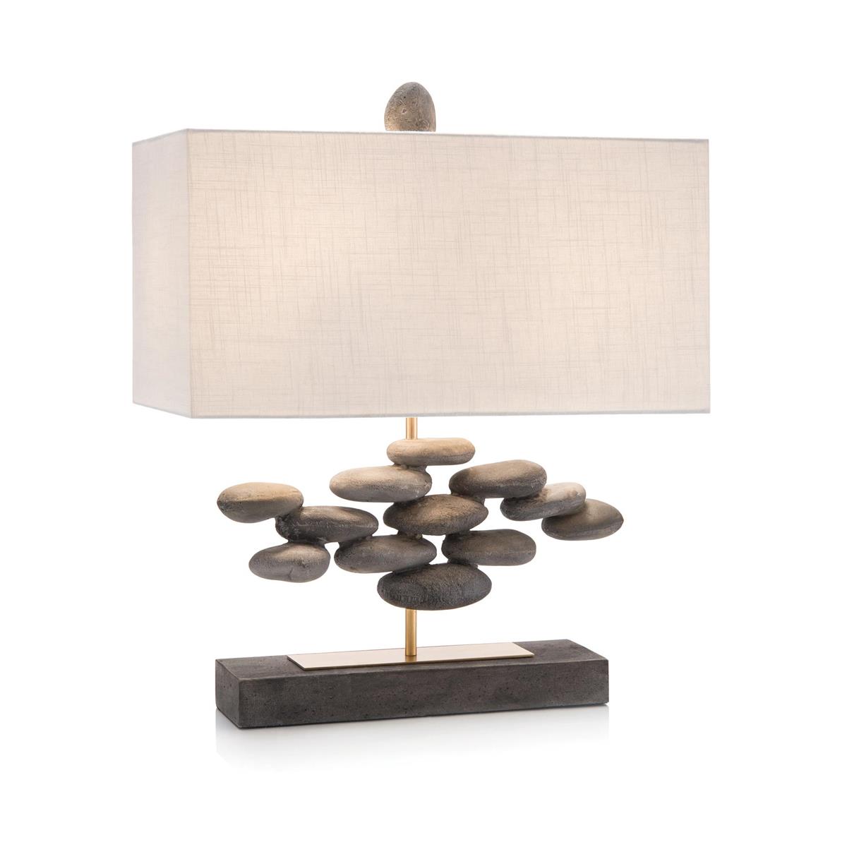 04-26"H RIVER ROCK ACCENT LAMP